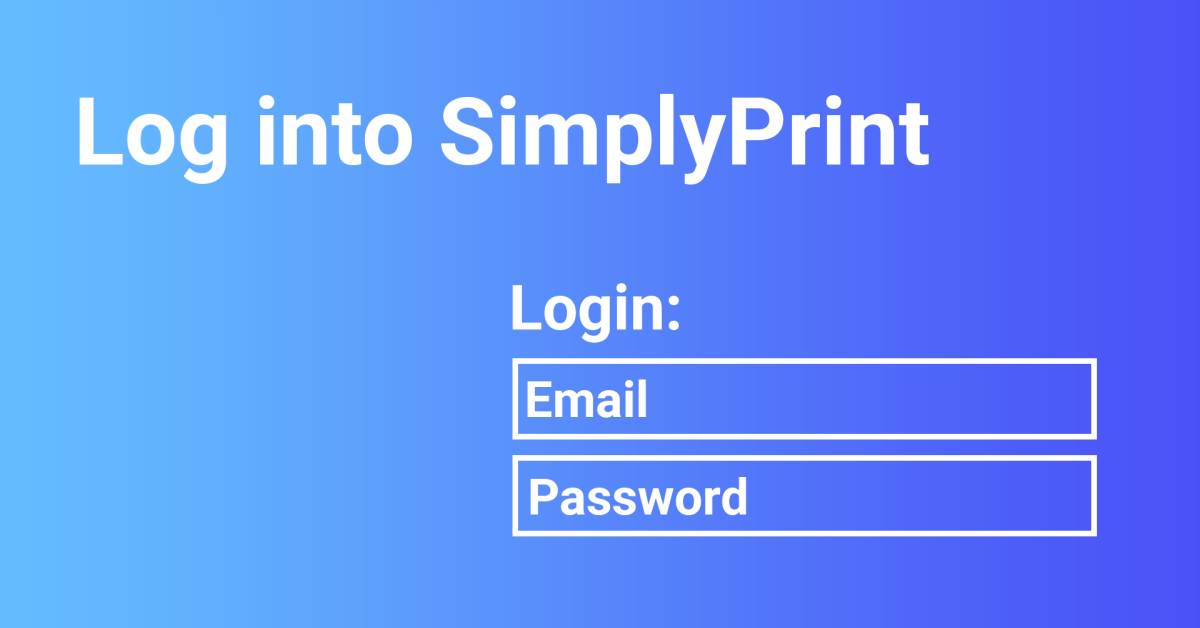 Login | SimplyPrint | SimplyPrint panel